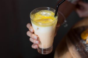 Kreams Maxwell: Korean Café Decorated In Autumn Foliage Selling Dalgona ...