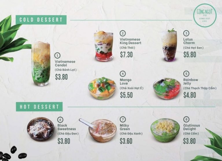 Cong Ngot: SG’s First Vietnamese Dessert Shop Opens In Bugis, Operates ...