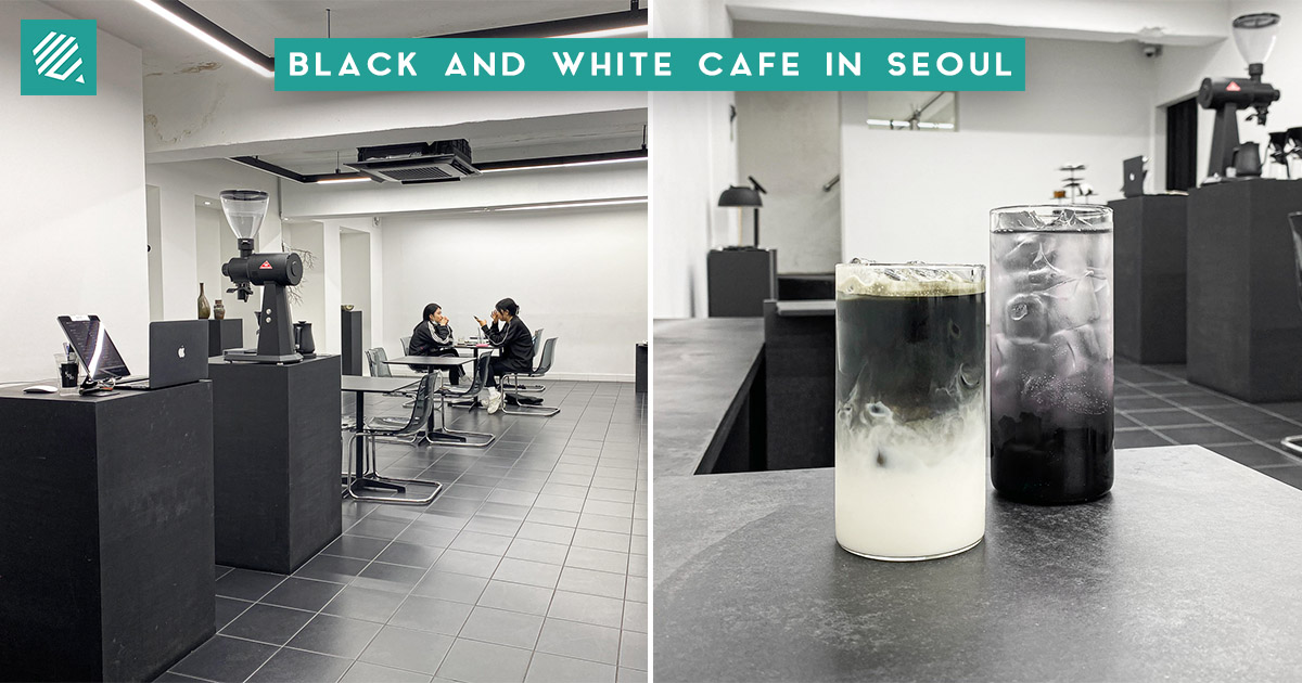 KANTO (칸토): Monochrome Cafe in Seongsu-dong Decked in Black & White