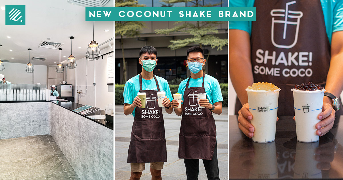 Shake! Some Coco: Sleek Takeaway Shop with Refreshing Coconut Shakes in ...