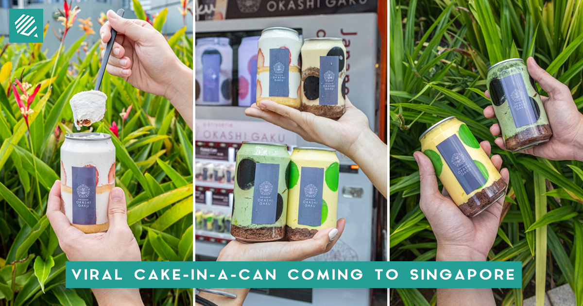 The Viral Japanese Okashi Gaku Cake-In-A-Can Is Finally Coming To Singapore