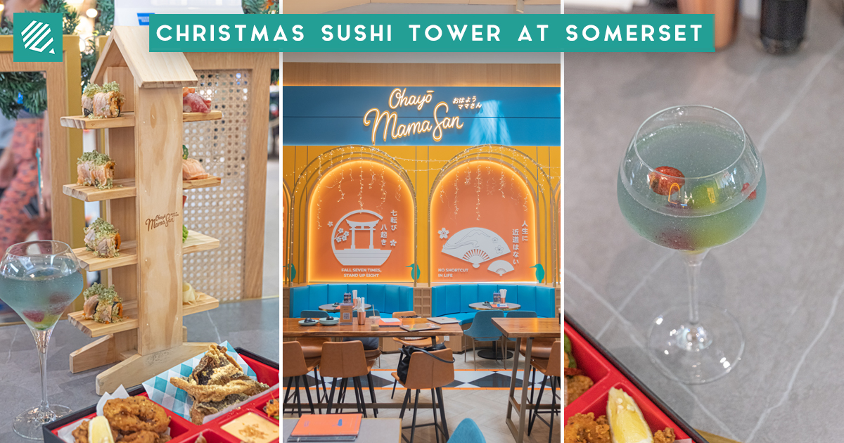 Ohayo Mama San Launches Christmas Menu With Sushi Tower And Christmas ...