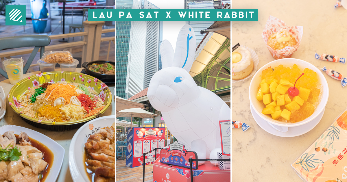 Lau Pa Sat Collaborates With White Rabbit For CNY, Has 5.5 Metre Rabbit ...