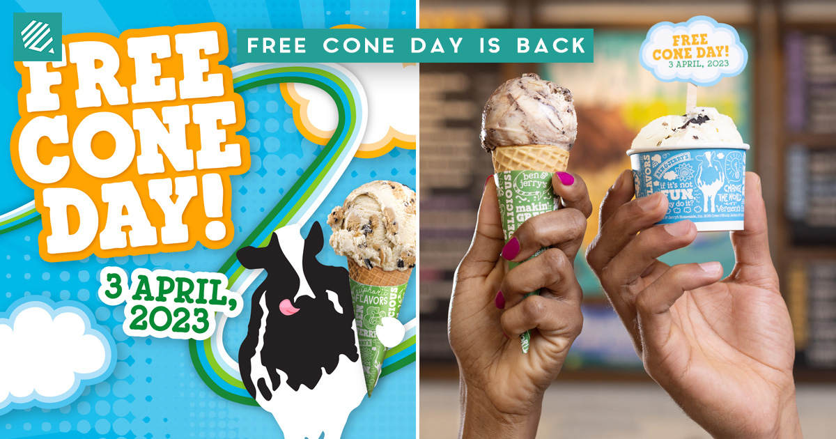 Ben & Jerry’s Free Cone Day Is Back This Year At Their Vivo City Outlet