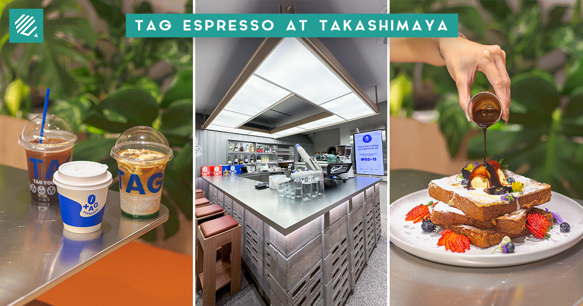 TAG Espresso: Homegrown Coffee Brand Opens Cafe In Takashimaya With ...