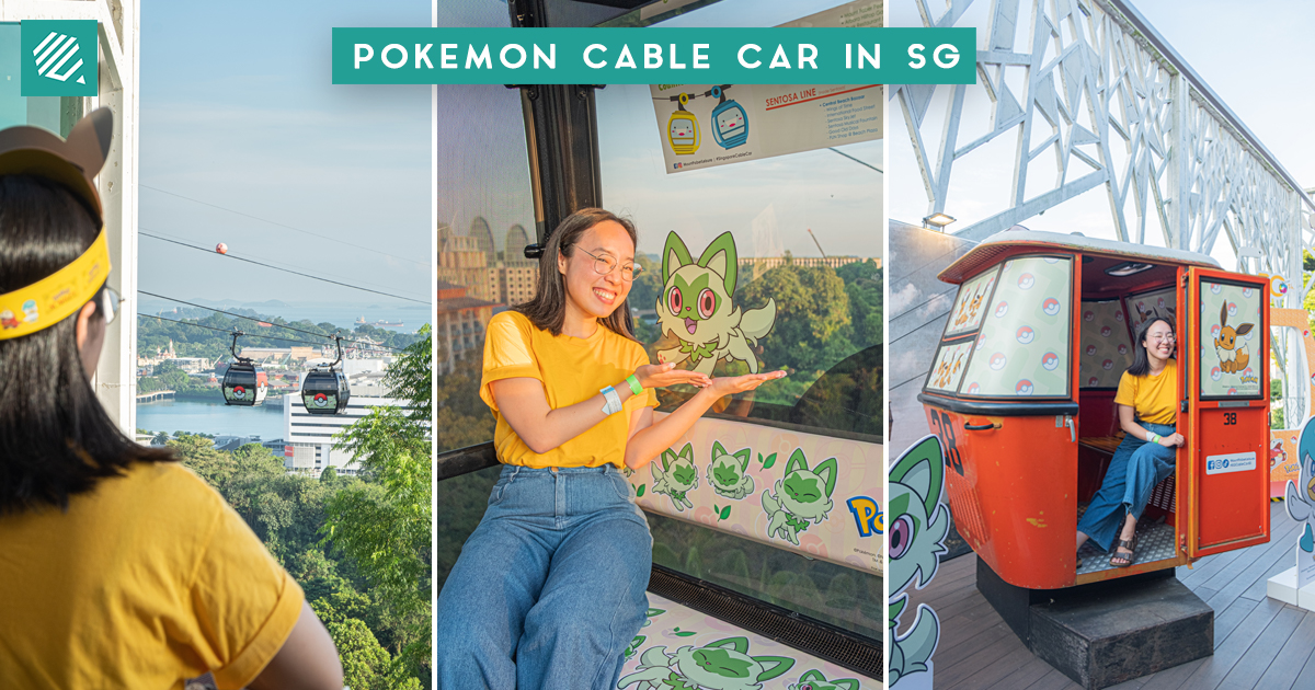 Hop On Pokémon Cable Car Rides With Singapore Cable Car For Their 50th ...