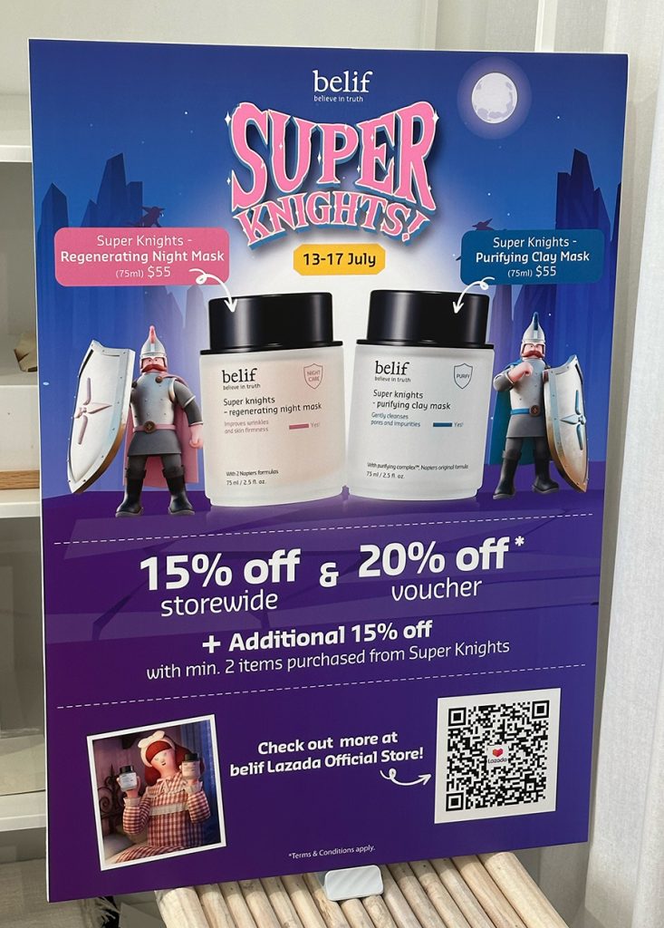 belif Introduces New Super Knights For Your Skin, A Purifying Clay Mask ...