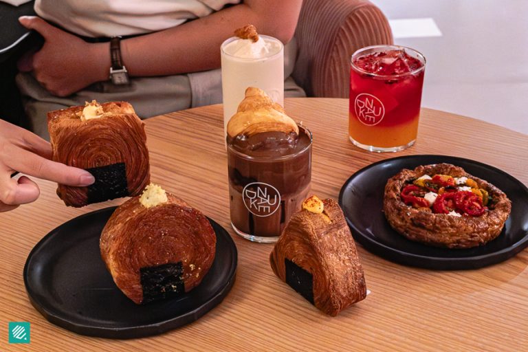 Nudake Sinsa Review: Croissant-Themed Cafe in Seoul with Unique Onigiri ...