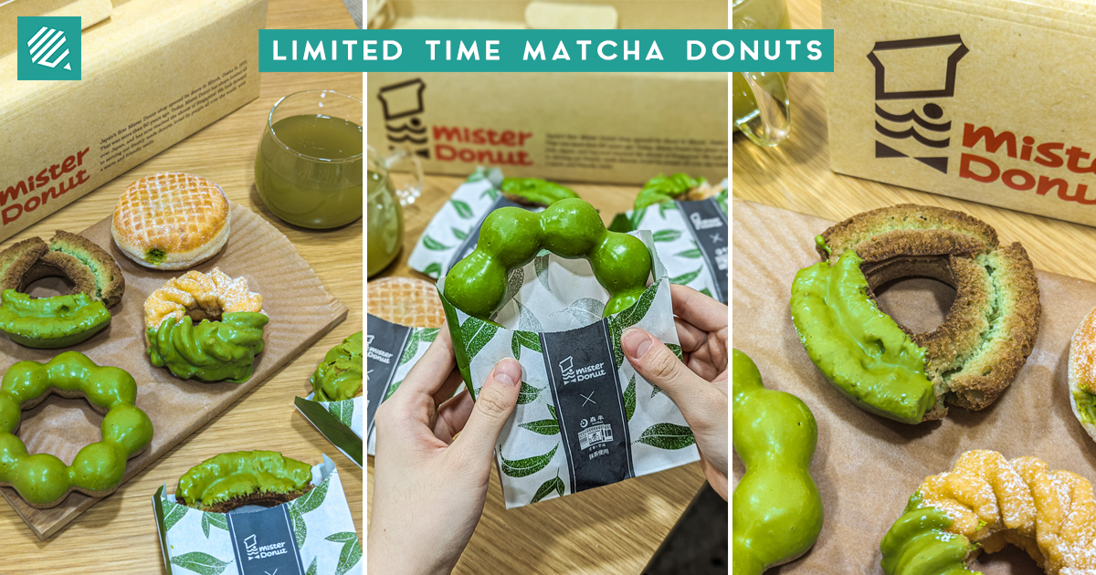 Mister Donut Launches Limited-Time Matcha Donut In Collaboration With ...