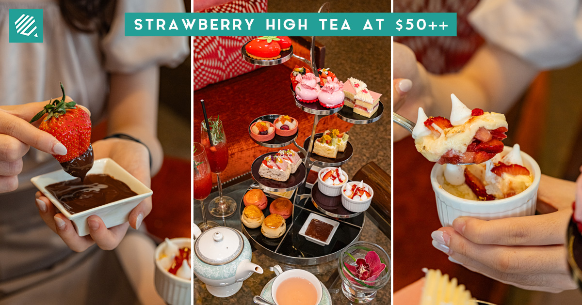Strawberry Afternoon Tea: Premium Japanese Strawberries & Free-Flow Tea ...