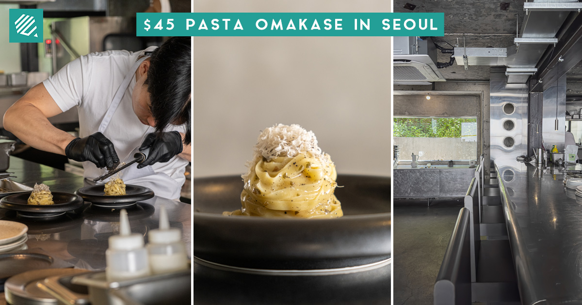Cement Seoul: Pasta Bar In Hannam-dong With $45 Pasta Omakase Menu