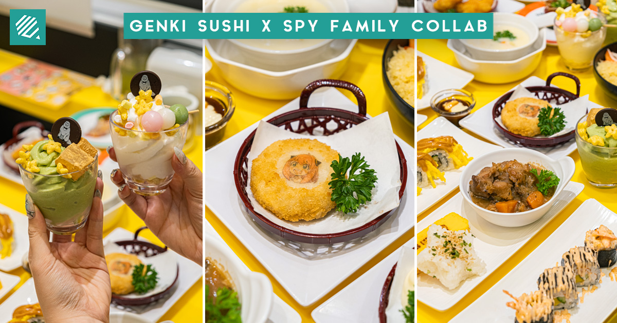 Genki Sushi x Spy Family: Limited-Time Collab With Peanut Butter Maki ...