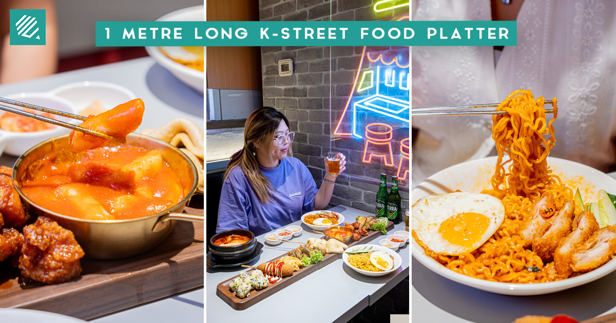 POCHA!: 1-Metre Korean Street Food Platter and Stir-Fried Shin Ramyeon