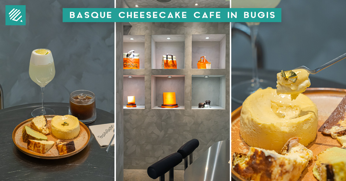 Basq & Bean: Basque Cheesecake & Speciality Coffee At This Cafe In Bugis